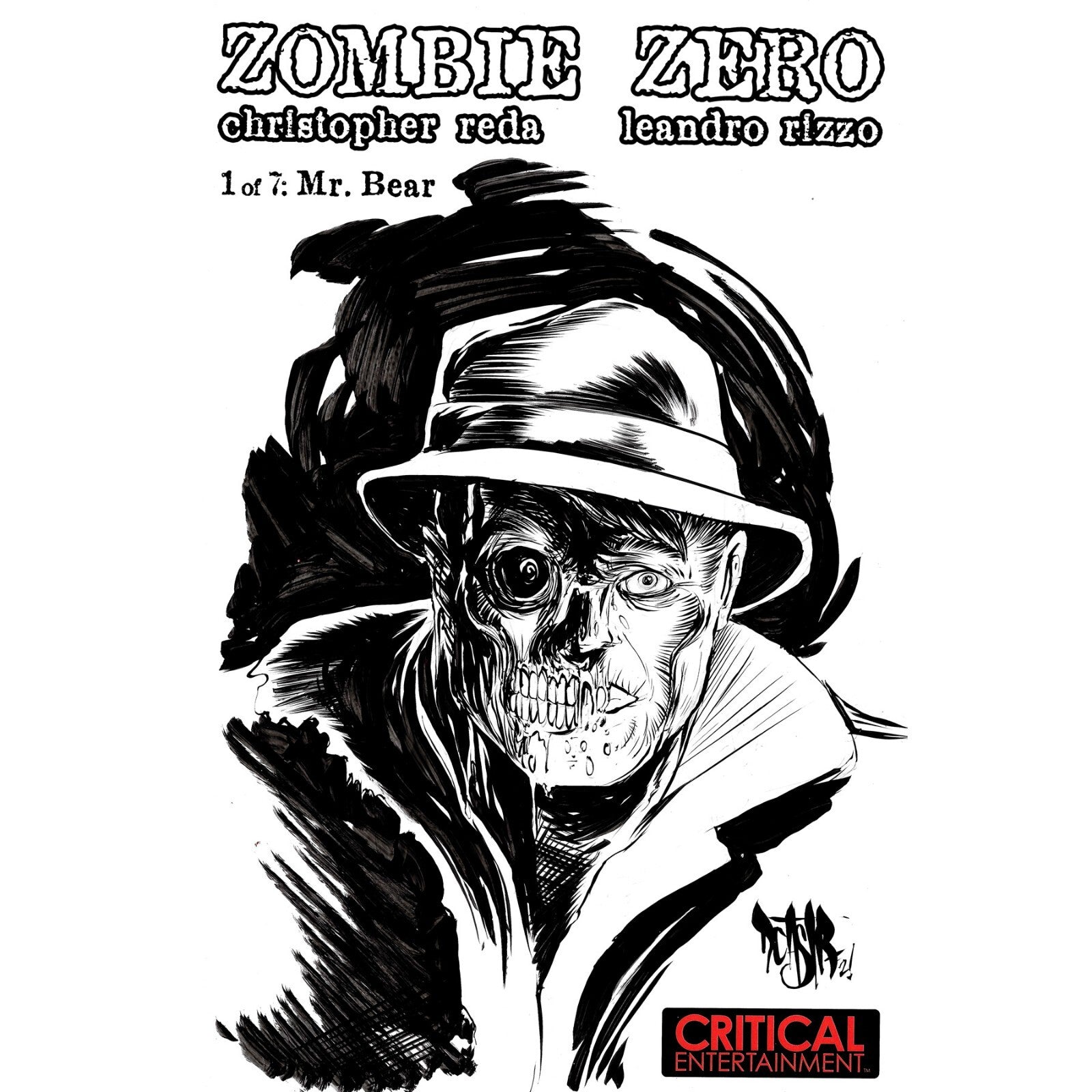 Zombie zero #1 Blank Cover Variant w Original Art Dcastr – American ...