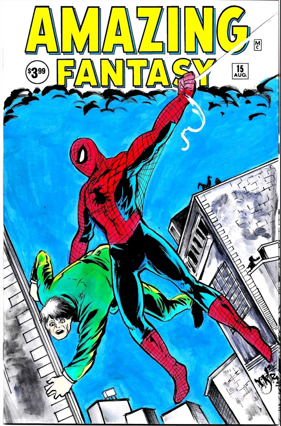 Certified Comics Sketch Variant W Original Art – American Retro Graphics