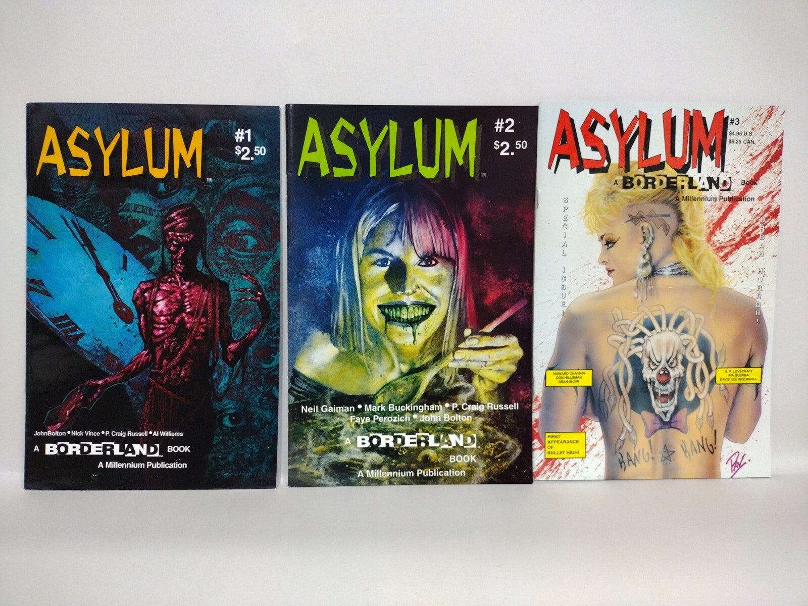 ASYLUM (1993) Complete Millennium Comic Set 1 2 3 Craig P Russell Al W ...
