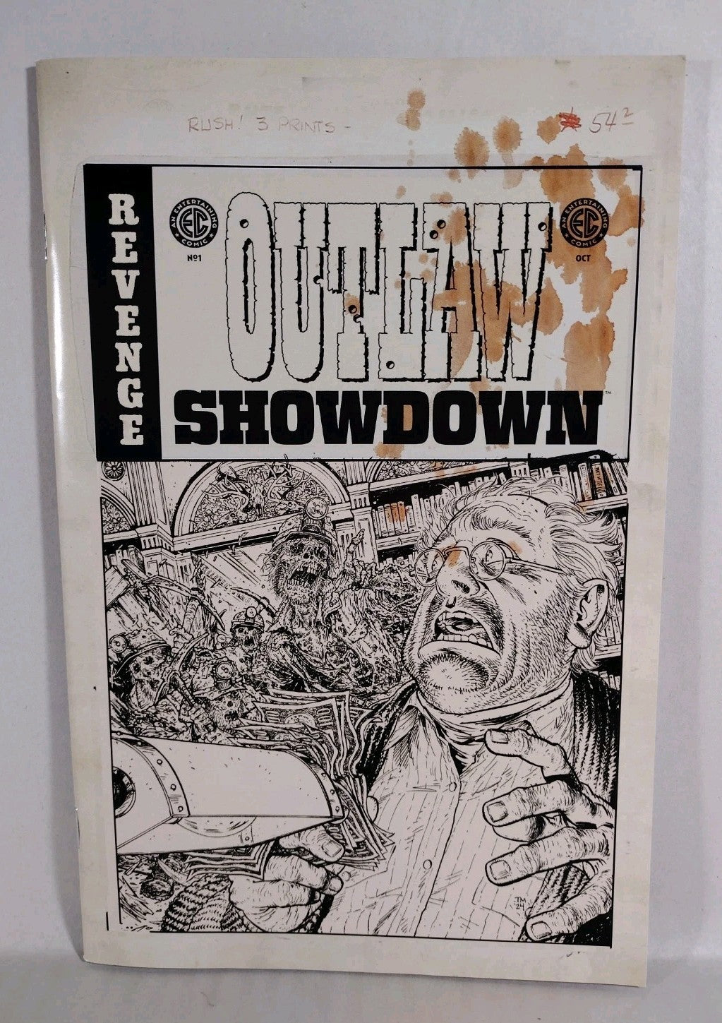 OUTLAW SHOWDOWN #1 2025 EC Horror Western Comic Variant CVR E 1:20 Ton ...